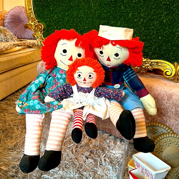 Toys | Vintage Raggedy Ann And Andy Plus Extra Ann | Poshmark